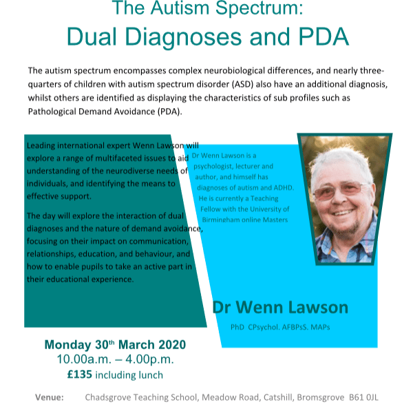 The Autism Spectrum: Dual Diagnoses and PDA – Barry Carpenter Education